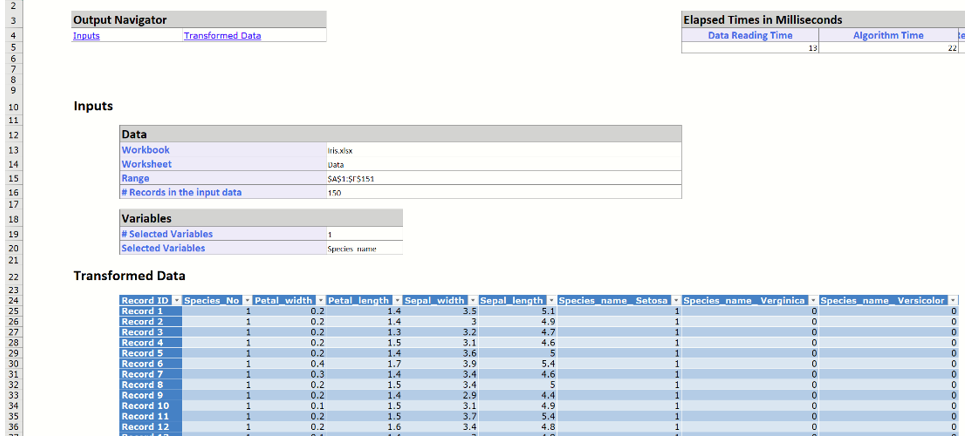 Transform Categorical Data Example | solver