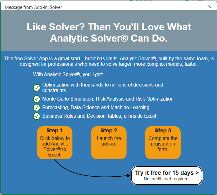 Solver App for 2025: Easier, Faster, Still Free | solver